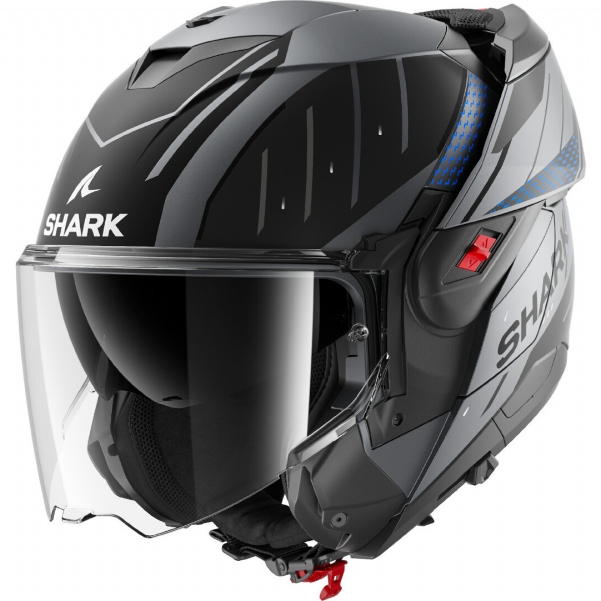 SHARK OXO RYDGER MAT Ã ENE AÃ ILIR MAVÄ° GRÄ° SÄ°YAH KASK | KASKLAR ...